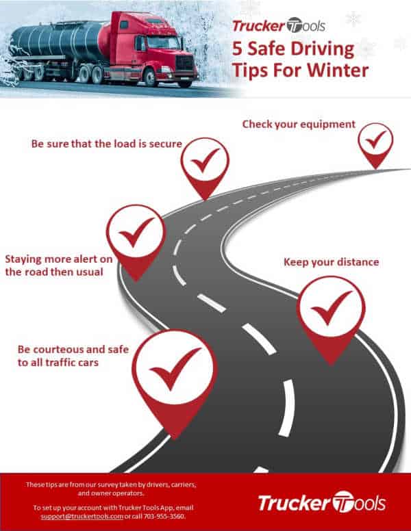 Winter Driving Tips For Truckers Trucker Tools Winter Driving Tips For Truckers Trucker Tools