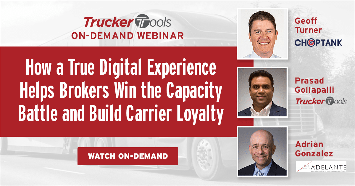 How a True Digital Experience Helps Brokers Win the Capacity Battle and ...